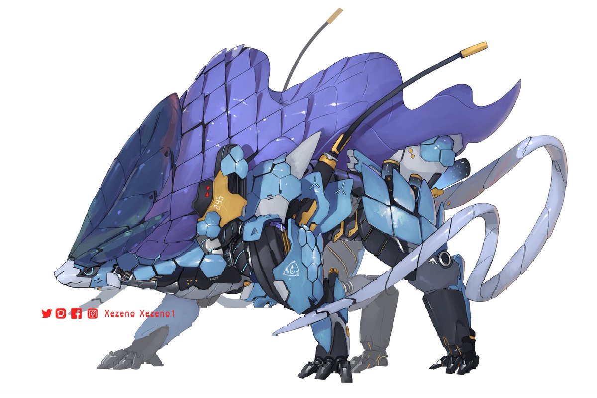 「Suicune but Violet paradox forms 」|Marcus Hiiのイラスト