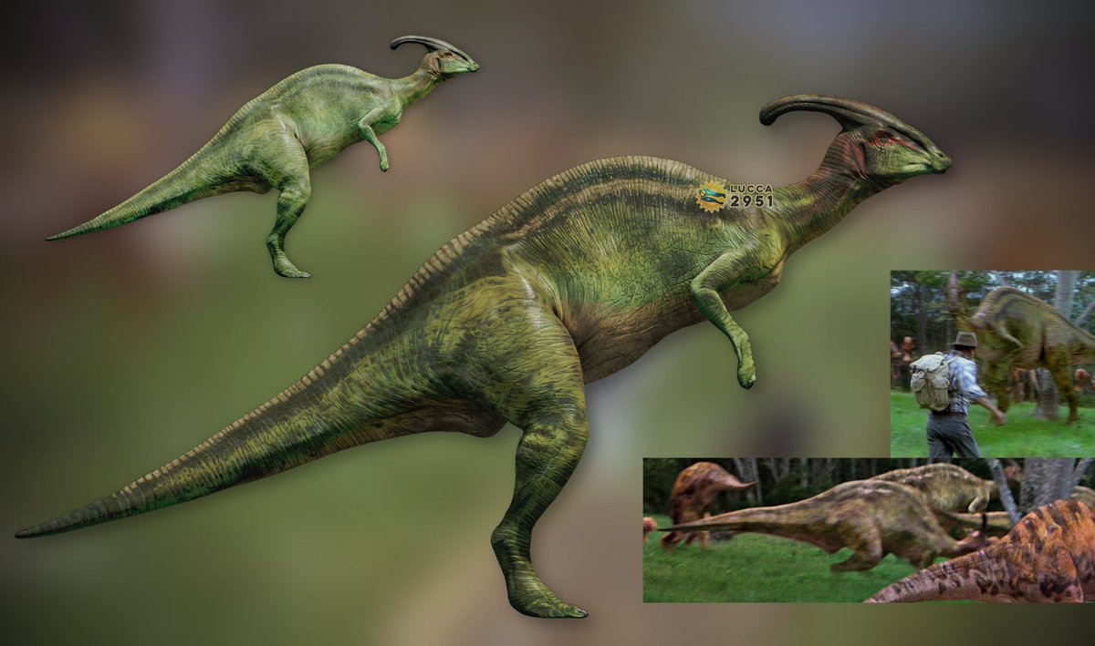 Parasaurolophus Jurassic Park