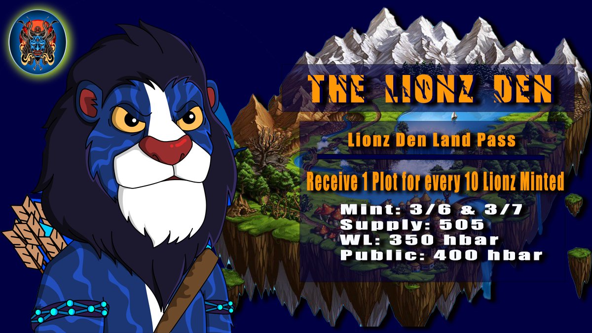 Imaginarium Studios LLC on Twitter: "Seven days till our Lionz hit $Hedera and its time to start ...