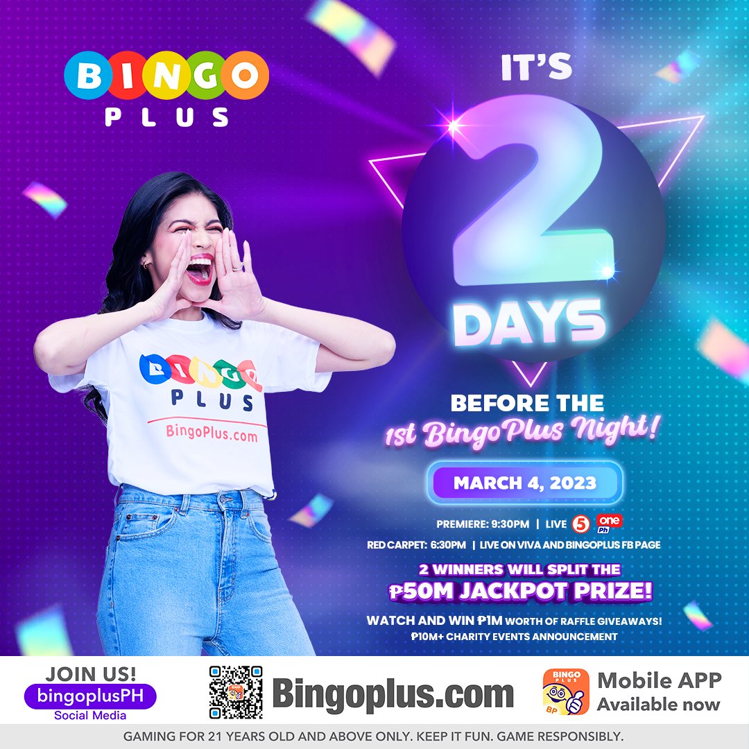 BingoPlus on Twitter: "Kapit lang ka-BingoPlus! Malapit na malapit na! 🥰 🟪 Manood ng BingoPlus ...