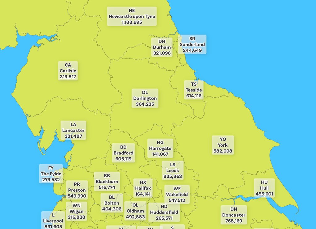 Today's map of the day is something I'd always wondered about so I took ...