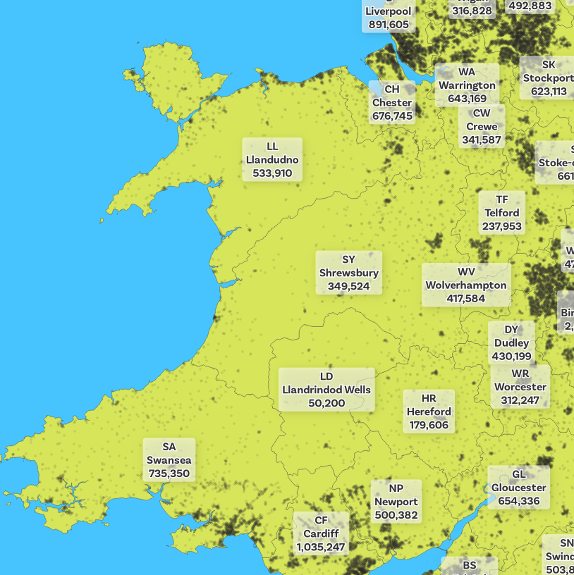 Today's map of the day is something I'd always wondered about so I took ...