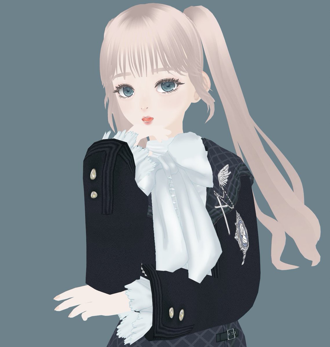 マチノクマ🐻うらべ on Twitter: "でっけえリボンはサイコーだぜ！ #VRoid #hevano お洋服 https://booth.pm/ja/items/4575909…"