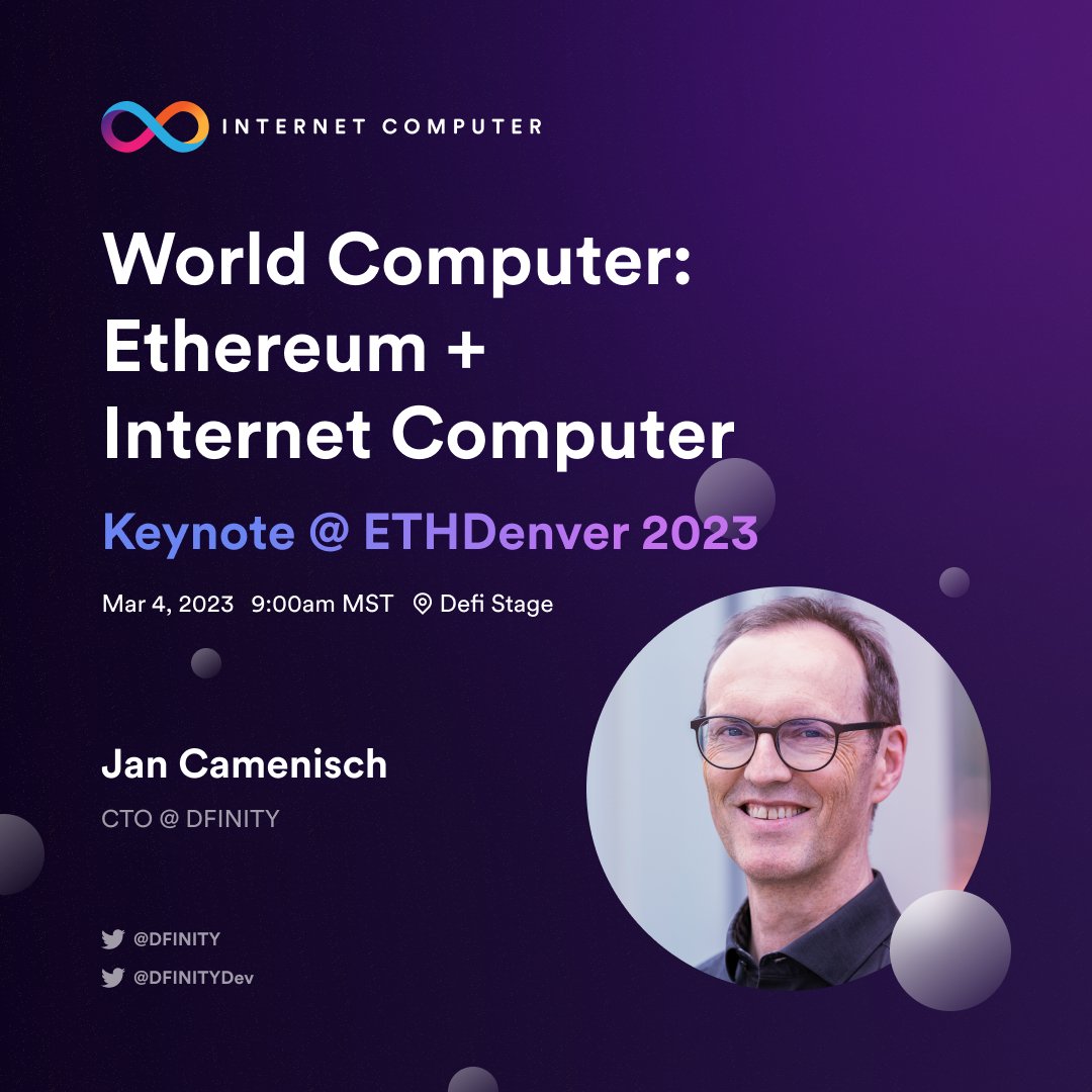 DFINITY on Twitter: "#Ethereum & the Internet Computer (#ICP) are soon integrating to fully ...