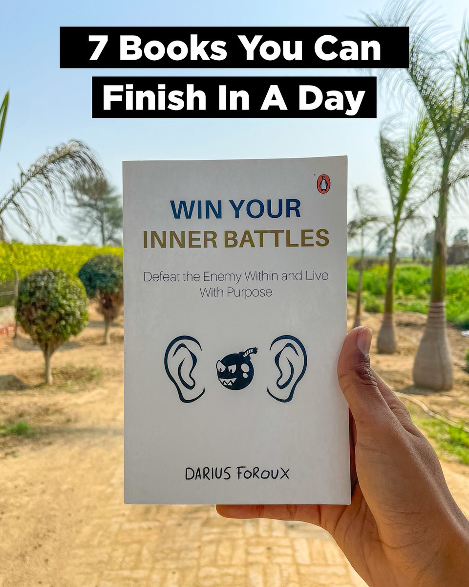 7 Books You Can Finish In A Day 1) - Thread from Library Mindset ...