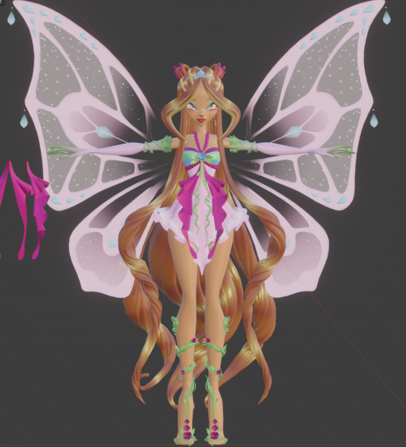 Winx Flora Enchantix 3d