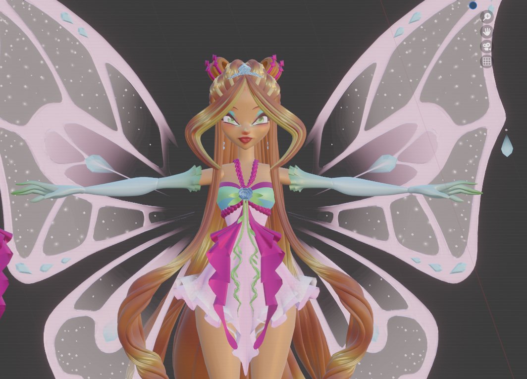 Winx Flora Enchantix 3d