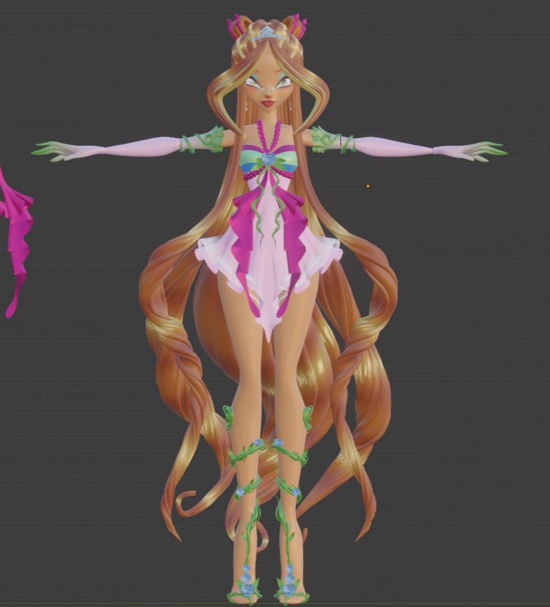Winx Club Enchantix Flora 3d