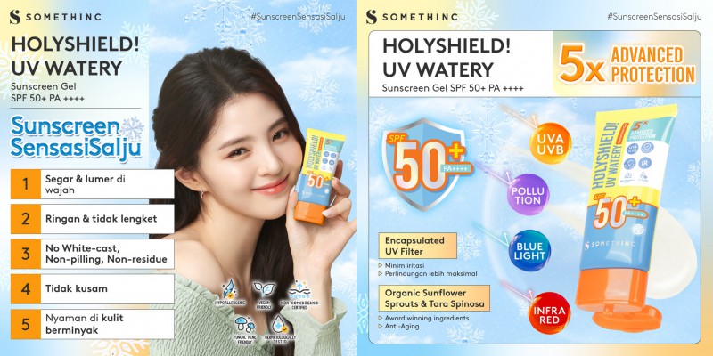Best Recomend For You 🦋 on Twitter: "SOMETHINC Holyshield! UV Watery Sunscreen Gel SPF 50+ PA ...