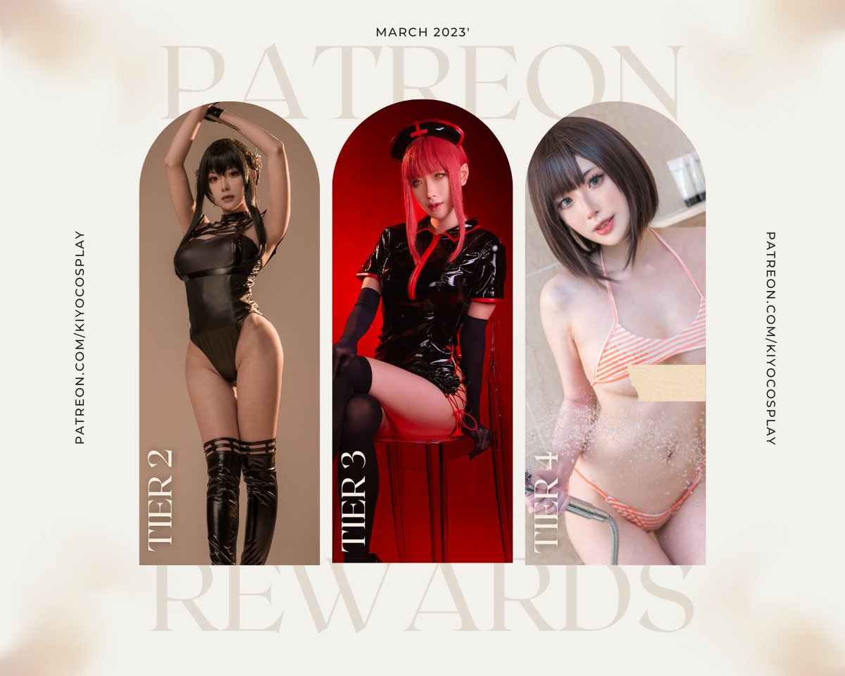 KIYO💜 on Twitter: "Patreon March Rewards menu has arrived! Which set is your favourite? 🤭 More ...