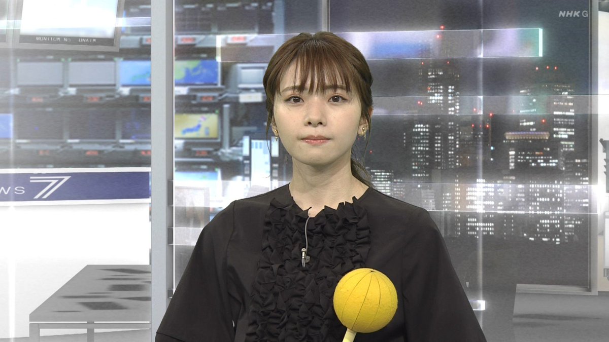NHKニュース7＠晴山紋音 城丸香織 @tokyostory
