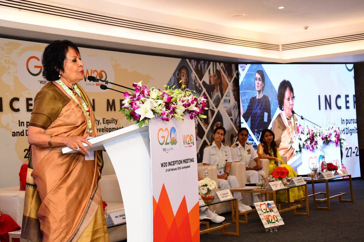 PIB India on Twitter: "RT @PIBMumbai: The two-day Women-20 Inception Meet concludes today at ...