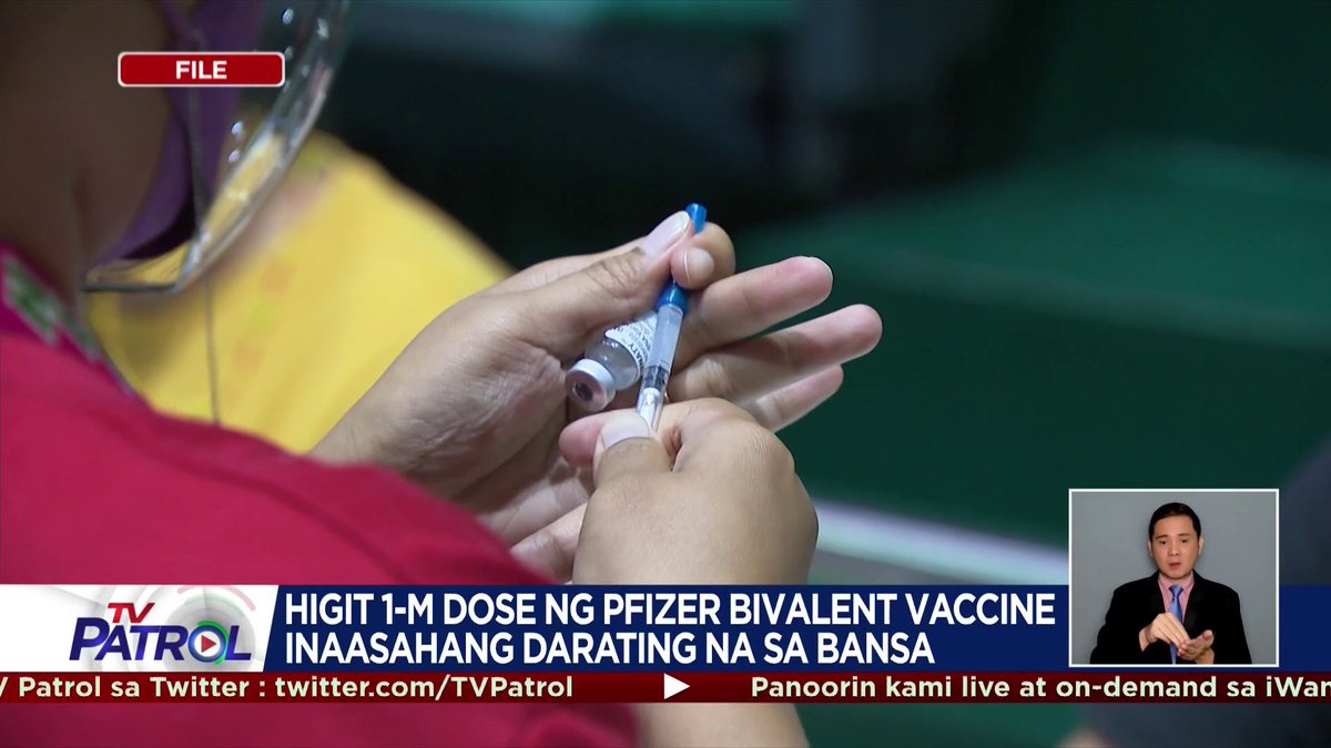 ABS-CBN News on Twitter: "RT @TVPatrol: Inaasahang darating na sa bansa ang mahigit isang ...