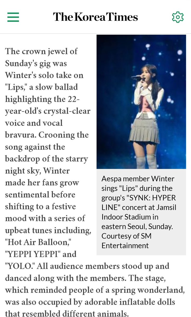 I'm inclined to agree with this reporter on Ballad Winter... though Rockstar Winter on guitar is ...