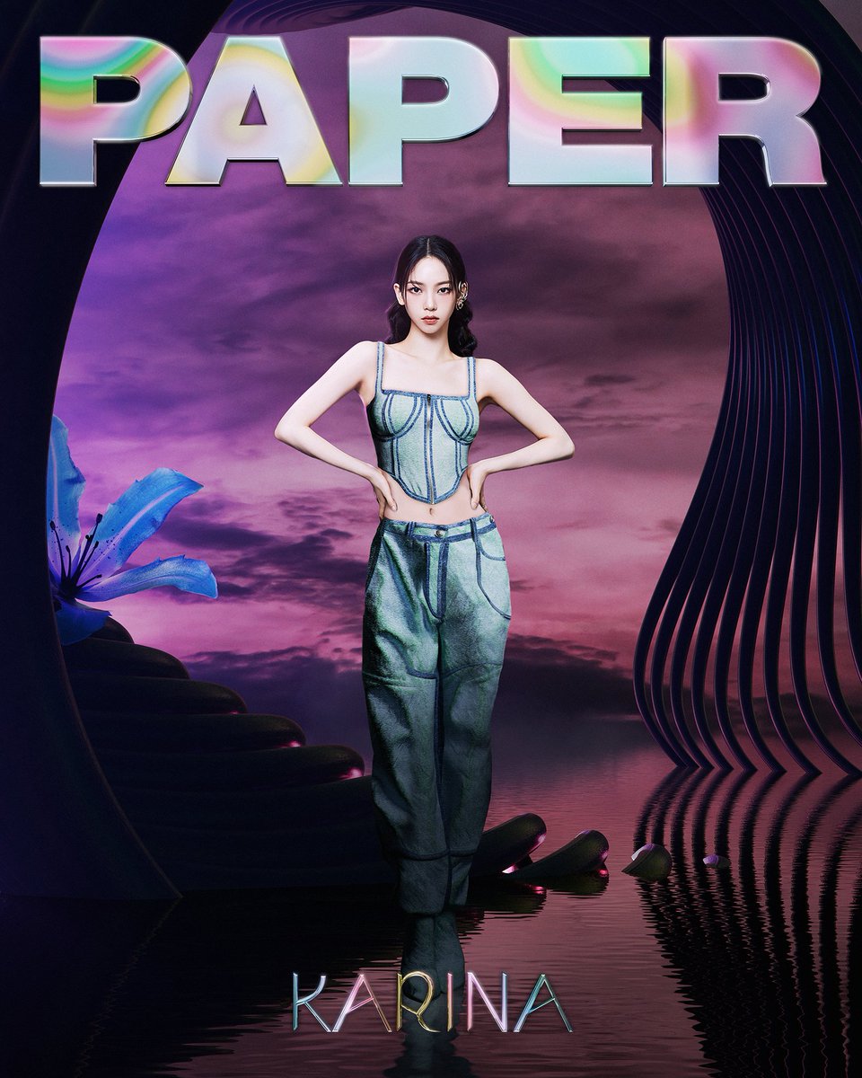 ซิกทีน🐰 on Twitter: "RT @papermagazine: Karina is @aespa_official's Intense, Attentive Leader ⭐️ ...