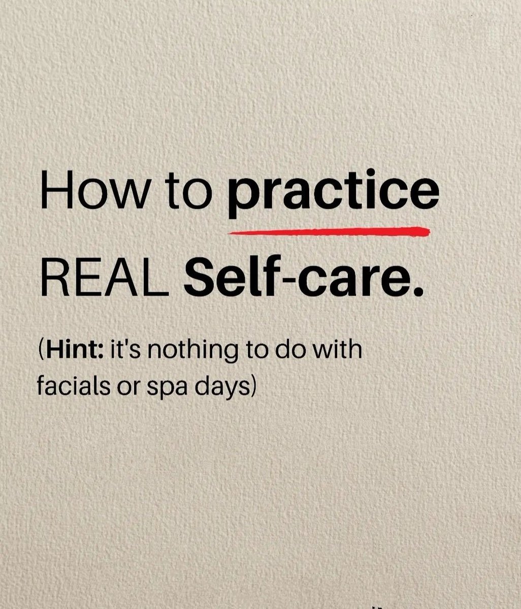How To Practice Real Self-Care: (Hint: it's nothing to do with facials ...