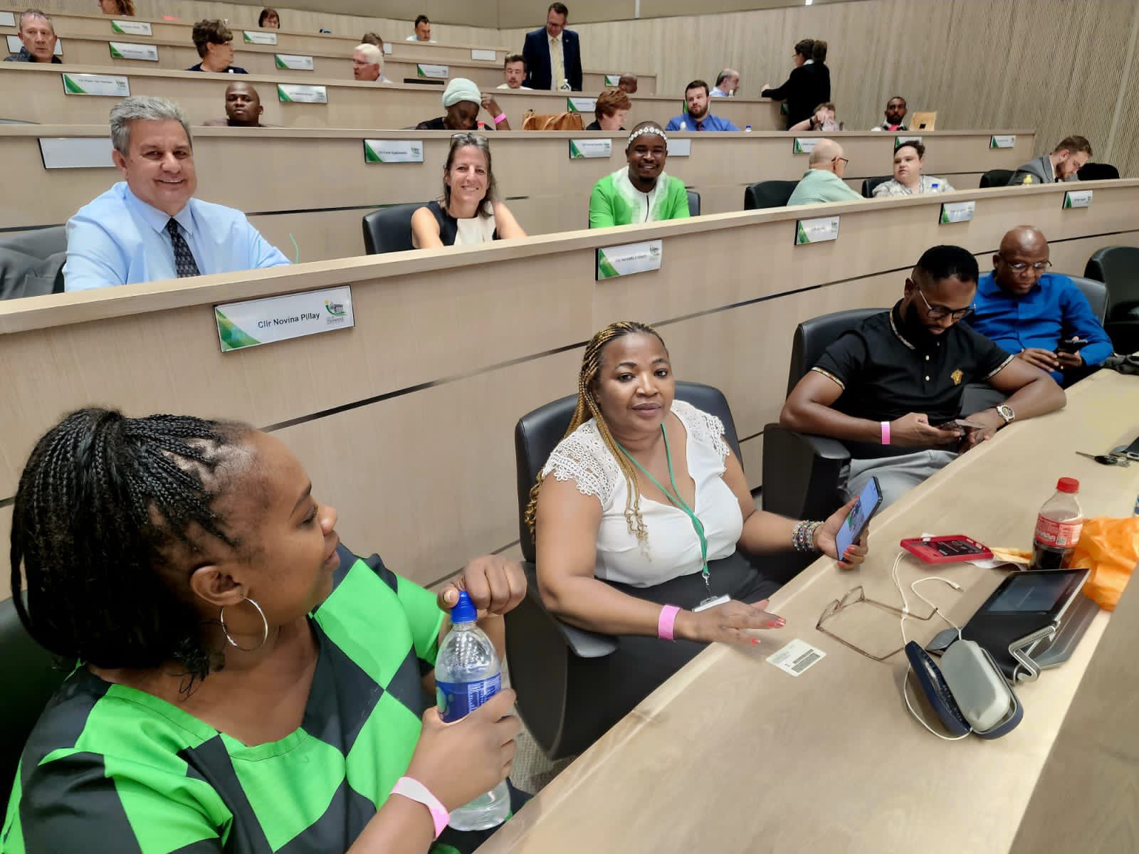 Henriette Frohlich on Twitter: "Back in council after a two hour caucus and lunch break… @MYANC ...