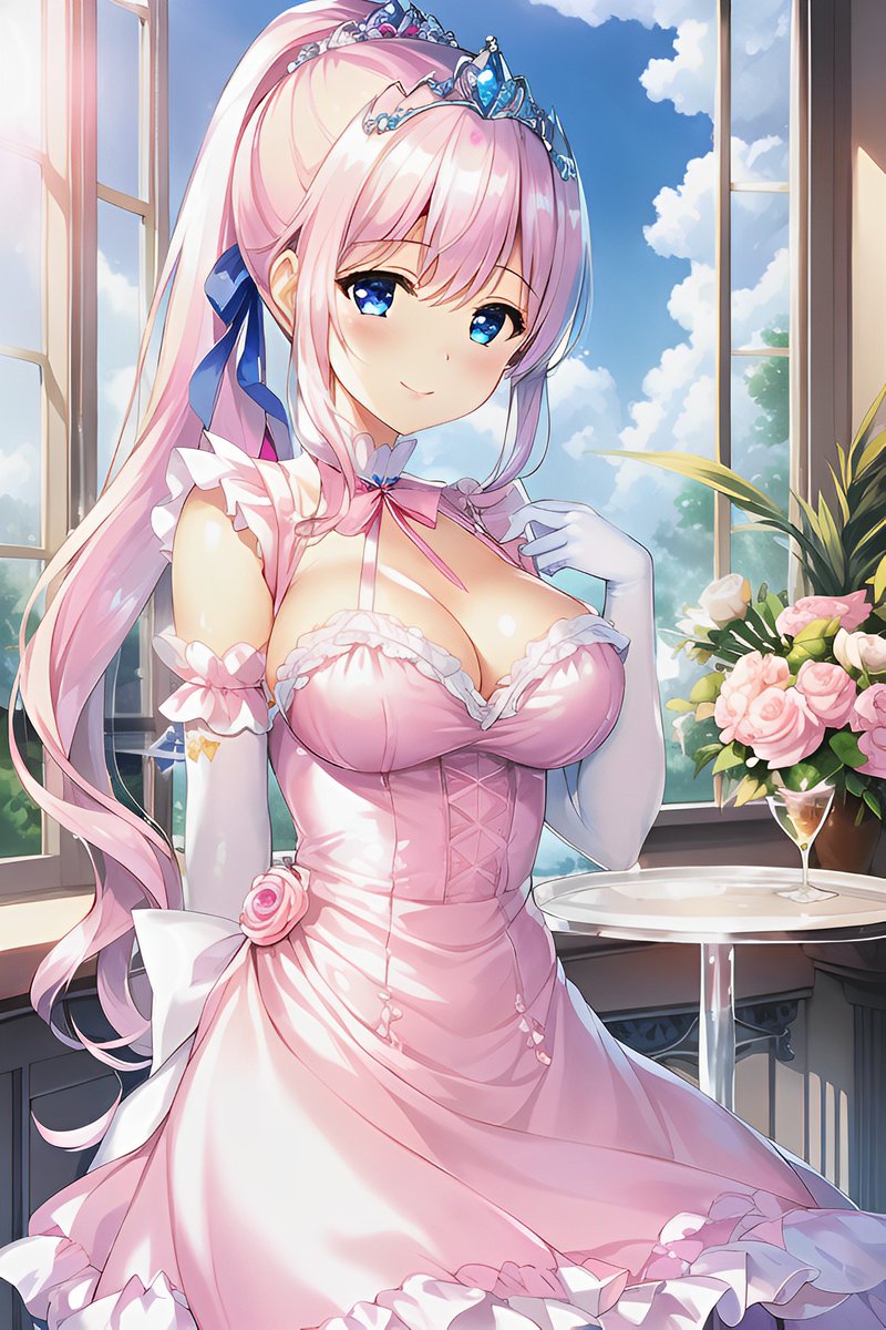 Ray_AI_illust on Twitter: "ピンクのお姫様 #AIイラスト"