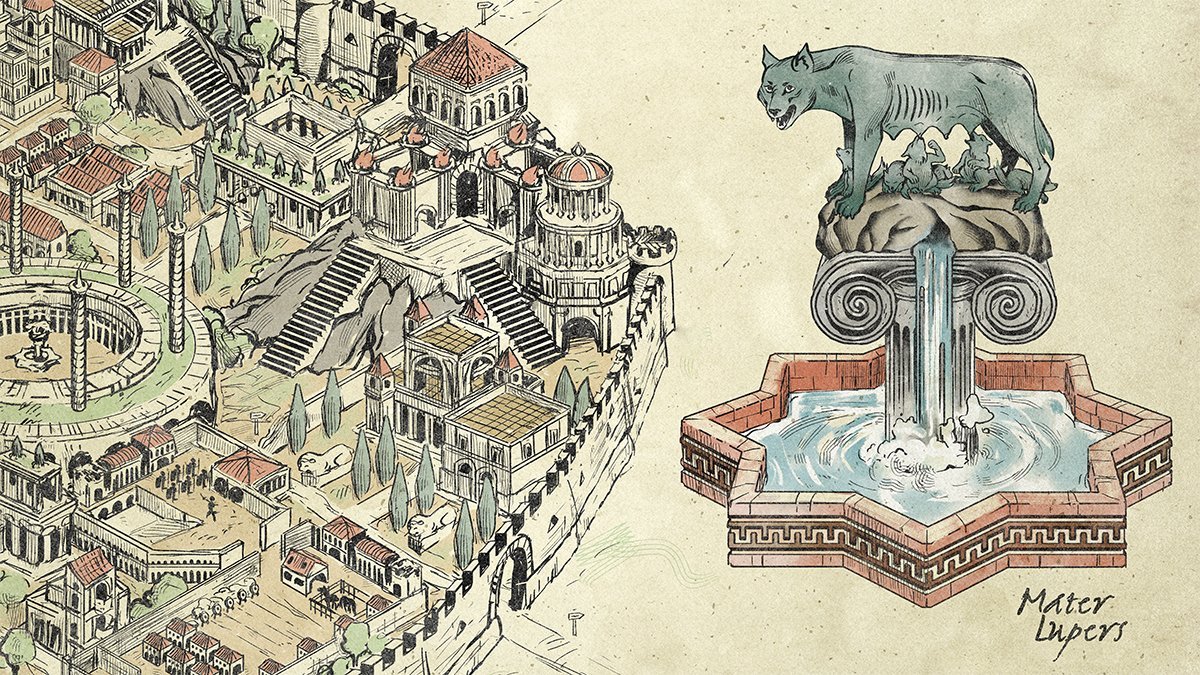 naoufelzarhouni on Twitter: "RT @lupers_world: In the heart of Arx Urbis stands a grand statue ...