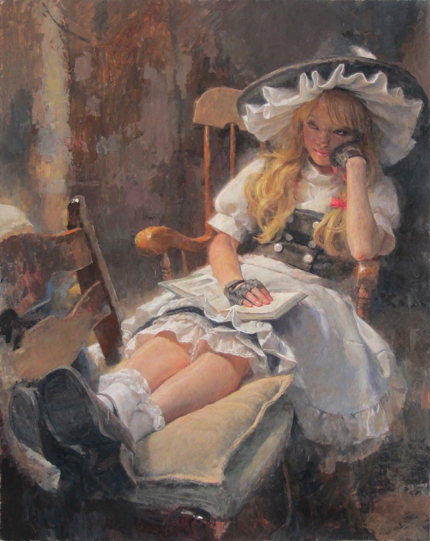 Xeo ¯³ on Twitter: "Touhou styled paintings by Japanese painter Misawa Hiroshi https://t.co ...