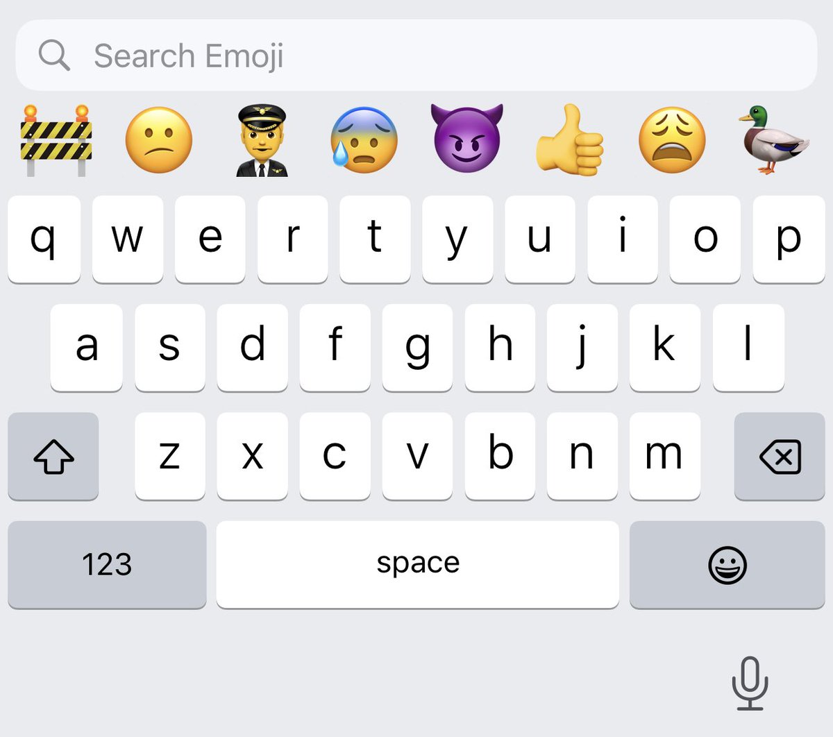 Basic Apple Guy on Twitter: "Search Emoji: Hardest menu to escape from."