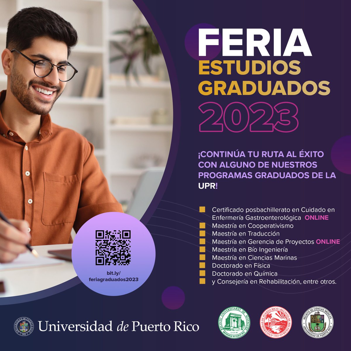 UPR on Twitter: "¡NO OLVIDES! Participar de la Feria de Estudios Graduados en @uprm. Te ...