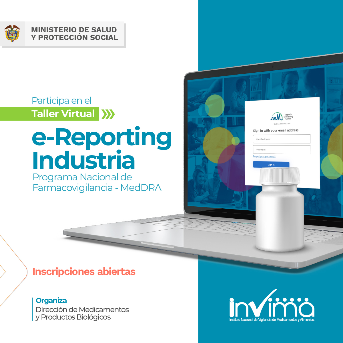 Invima on Twitter: "#InvimaInforma El Invima invita a participar en el Taller práctico "e ...