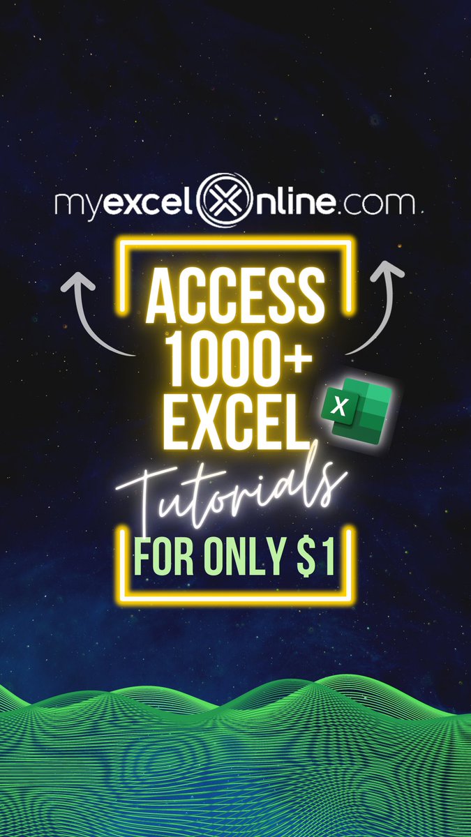 CheatSheets on Twitter: "2. MyExcelOnline Excel Academy by MyExcelOnline Learn more: https ...