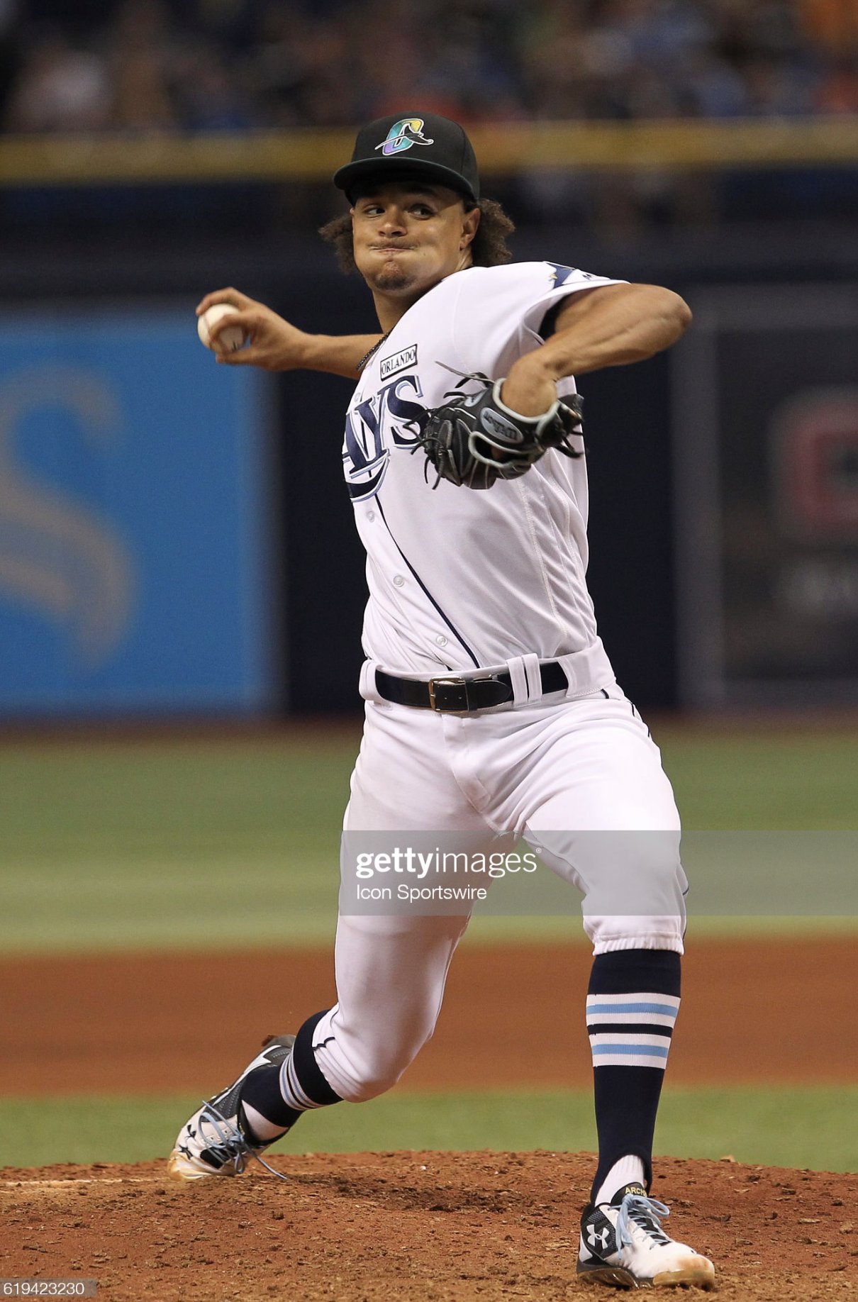 Chris Creamer on Twitter: "The Tampa Bay Rays previously wore Orlando Rays caps during a regular ...