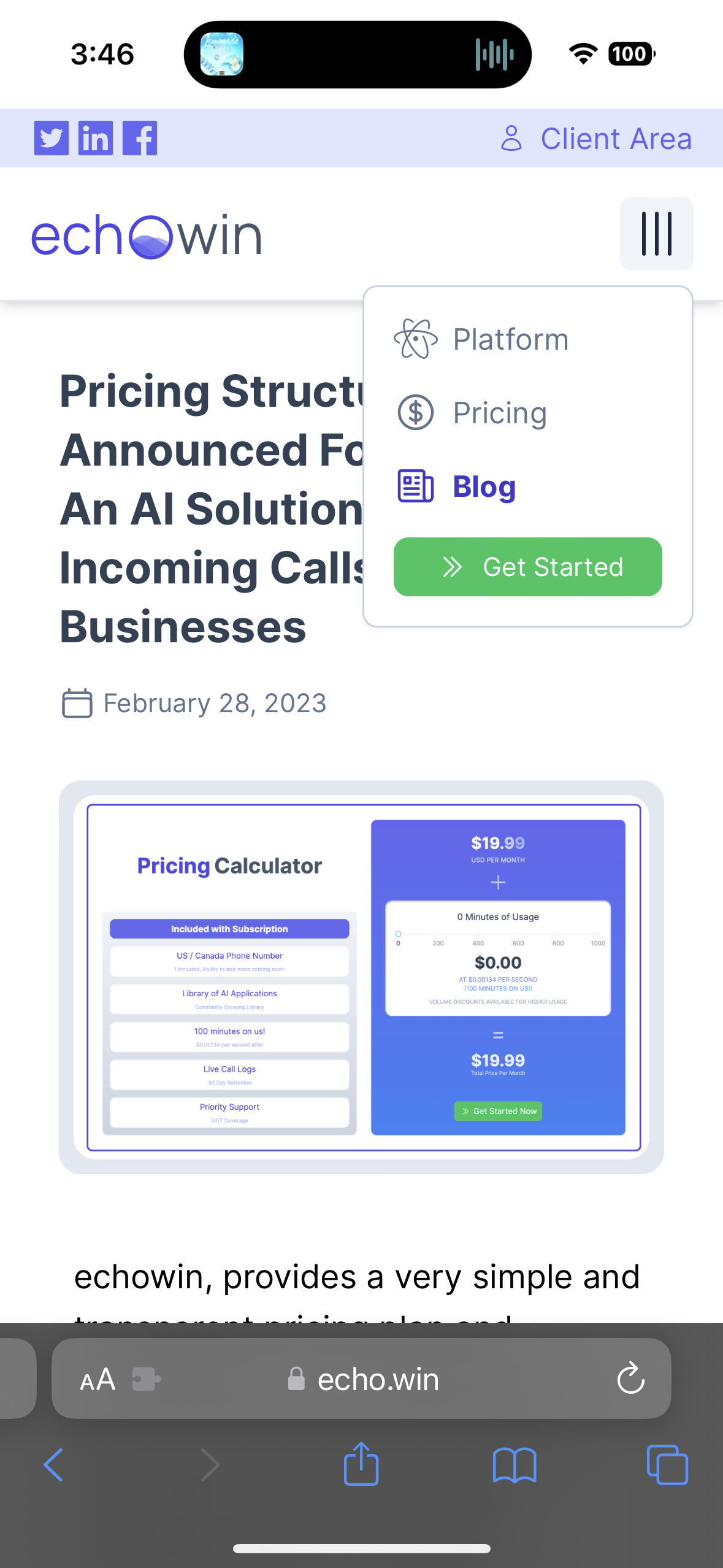 echowin - AI Powered Call Management (@echowinai) / Twitter