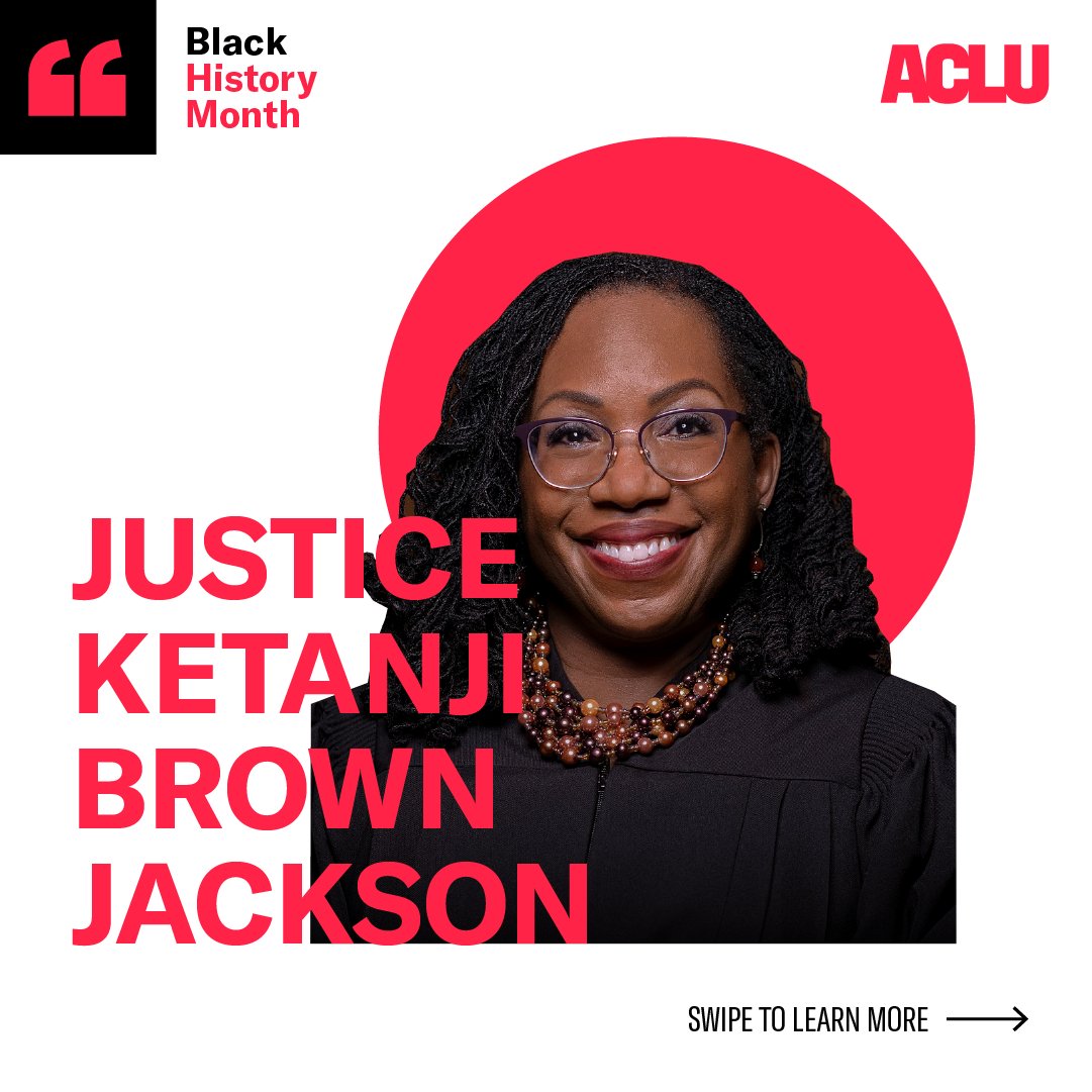 Aclu Of New Jersey On Twitter In 2022 Justice Ketanji Brown Jackson