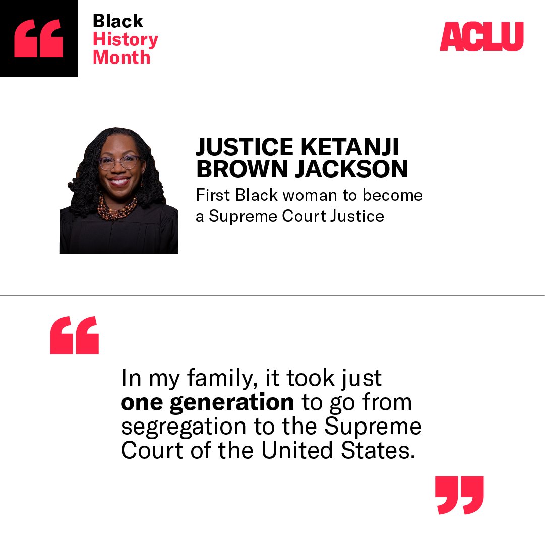 ACLU of New Jersey on Twitter: "In 2022, Justice Ketanji Brown Jackson ...
