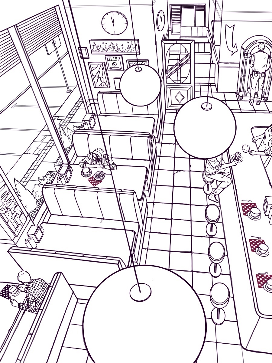 「Nothing is ever real and everything is just smoke and light 」Rylenの漫画