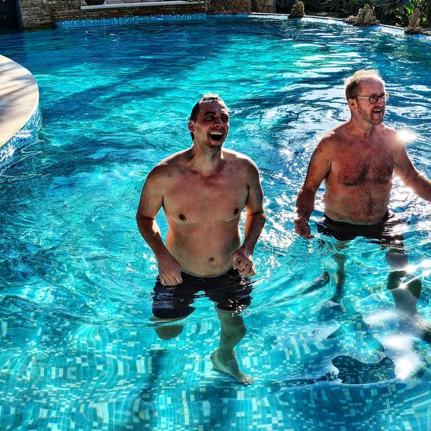 Arthur van Amerongen on Twitter: "Thierry en Gideon in de Algarve"