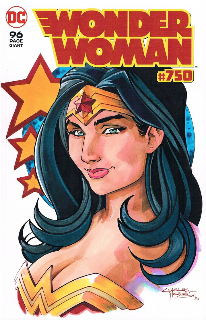 Charles Holbert On Twitter Wonder Woman Blank Variant Sketch Cover