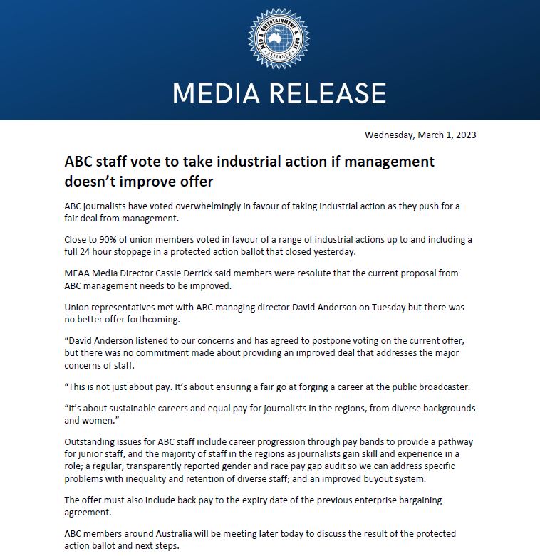 ABC operations - ABC - Media Spy