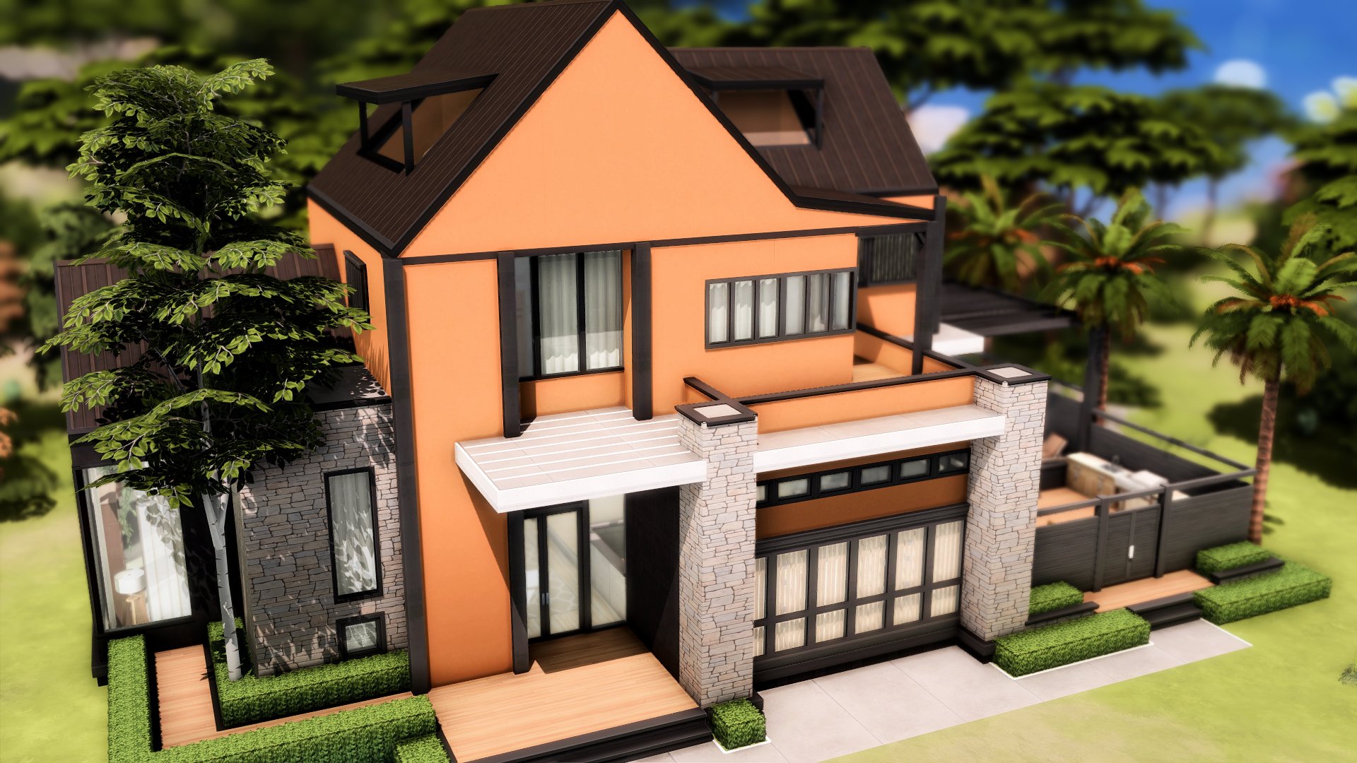 Modern Windenburg House - The Sims 4 Rooms / Lots - CurseForge