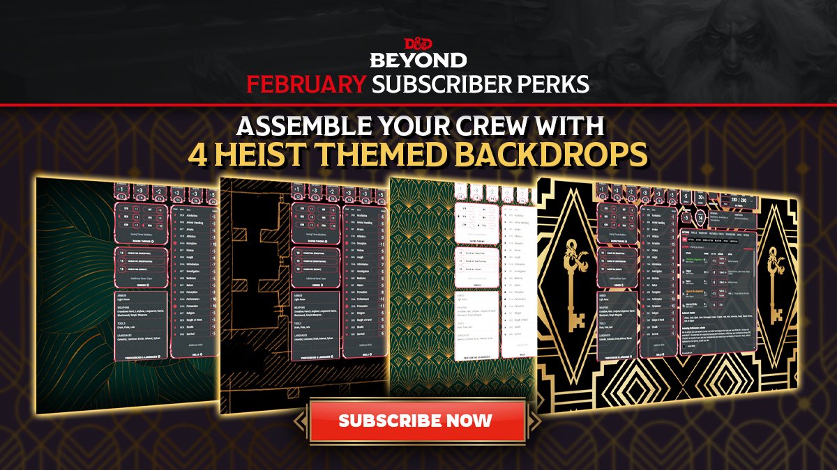 D&D Beyond on Twitter: "Don your best attire, because there's a party happening tonight and you ...