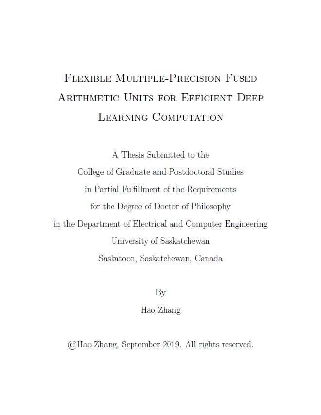 OGAWA, Tadashi on Twitter: "=> "Flexible Multiple-Precision Fused Arithmetic Units for Efficient ...