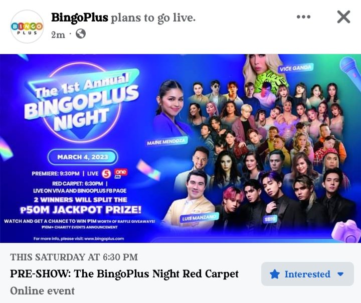 Earnest Observer 🤔 on Twitter: "RT @cutie_mainedei: Bingoplus fb page covered photo The 1st ...