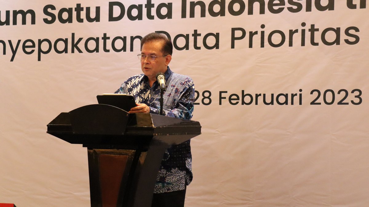 Satu Data Indonesia on Twitter: "📸 Forum Satu Data Indonesia tingkat Pusat: Penyepakatan Data ...