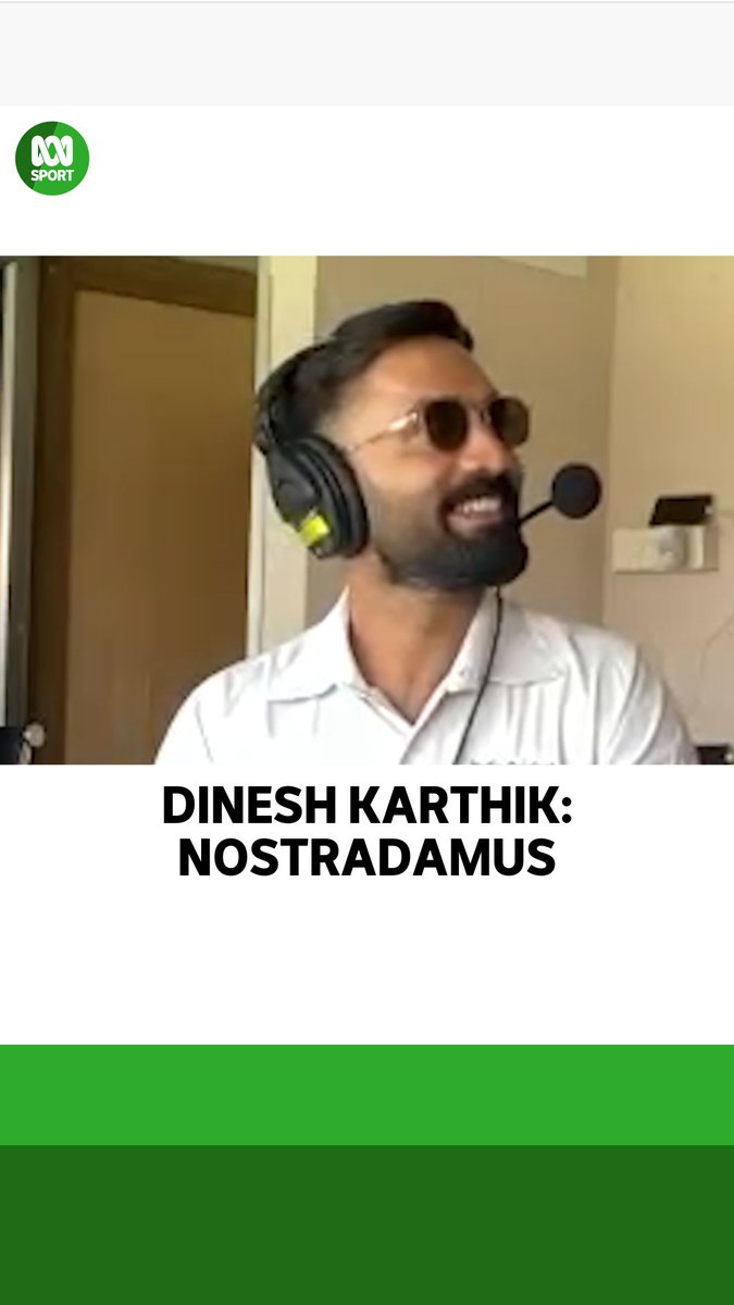 Cricketer Hari( ) on Twitter: "RT @abcsport: We LOVE it when this happens! 😁 Dinesh Karthik ...
