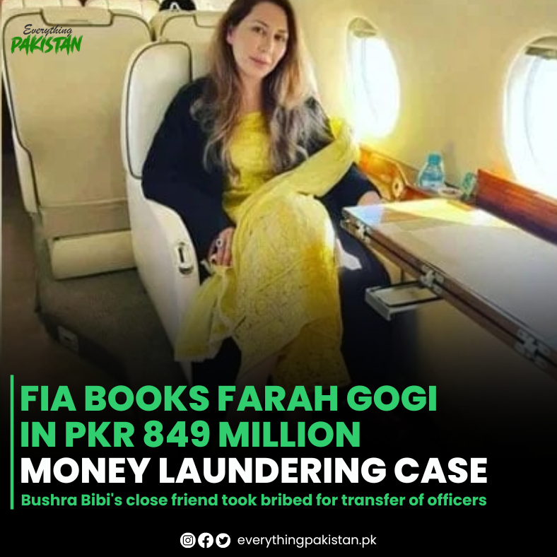 Everything Pakistan on Twitter: "The FIR stated that Farah took bribes against the transfer of ...