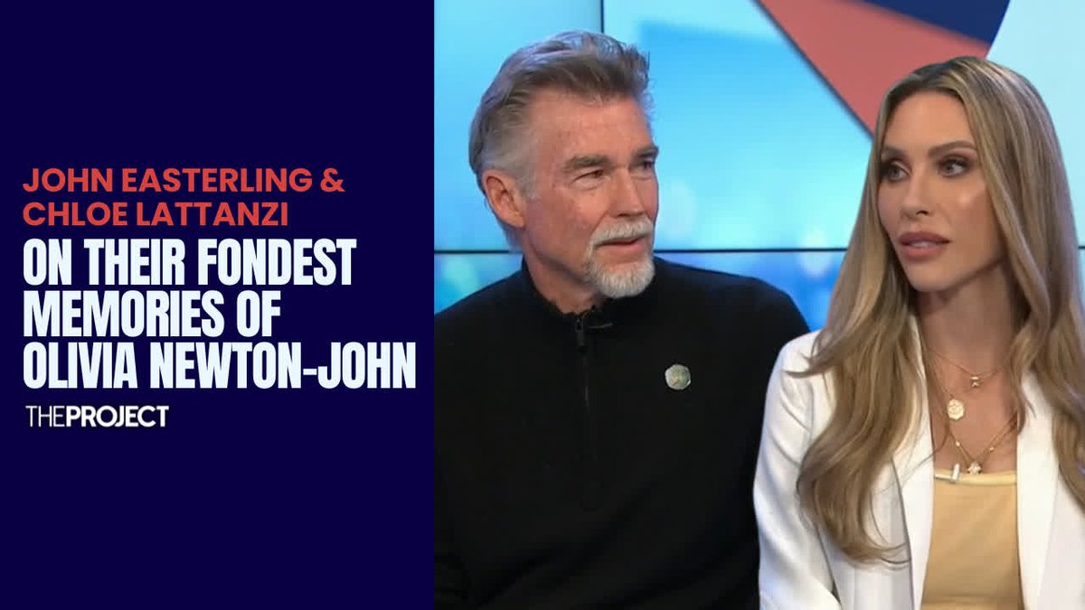 The Project on Twitter: "Olivia Newton-John's husband John Easterling and daughter Chloe ...