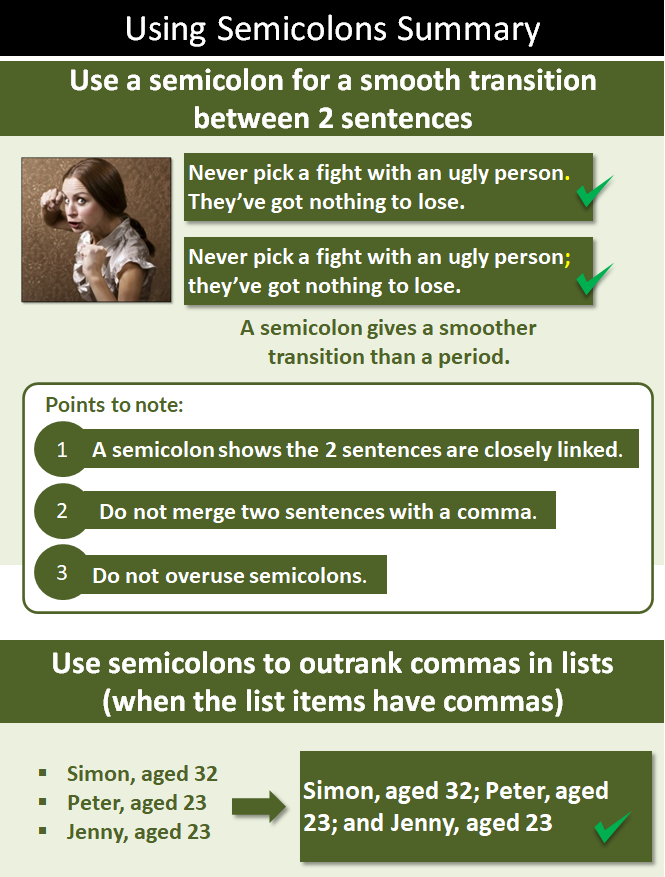 Semicolon Grammar