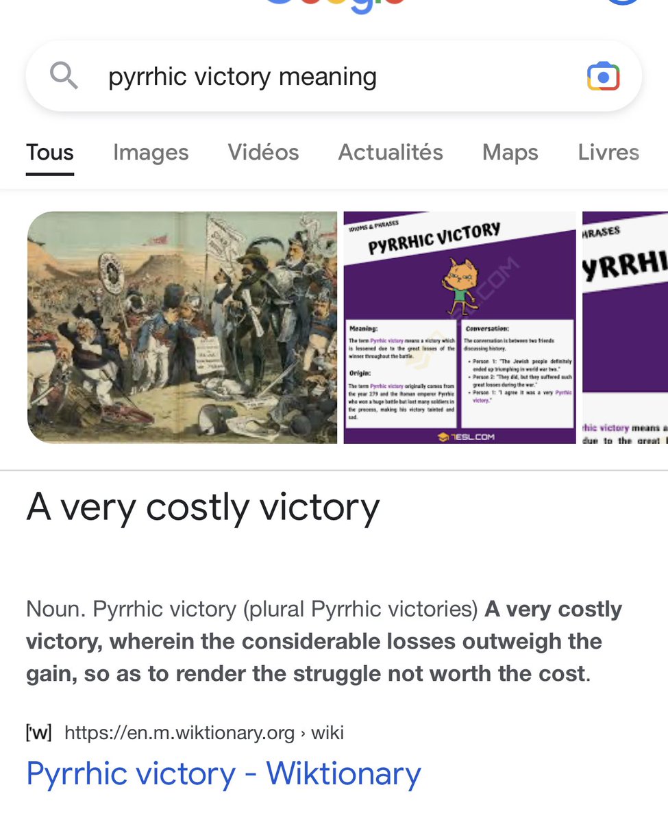 Pyrrhic Victory