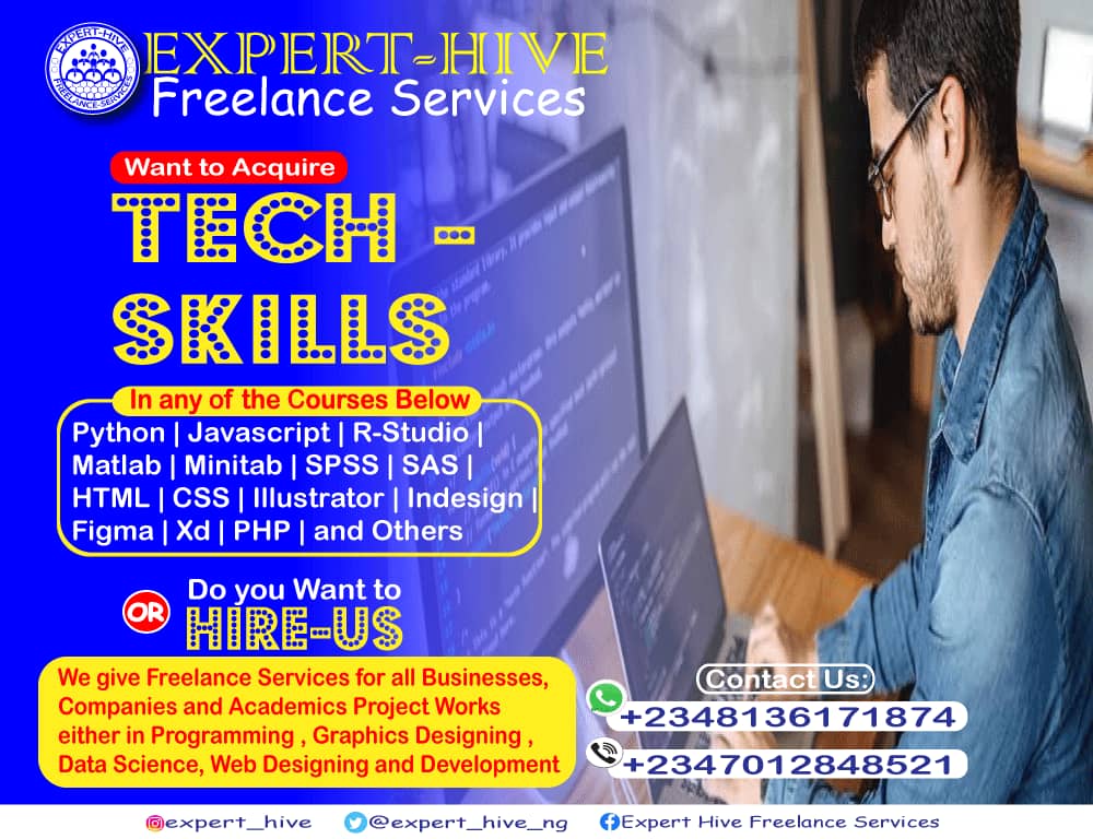 Expert-Hive Freelance Services on Twitter: "Here is a Freelance programmer and educator ...