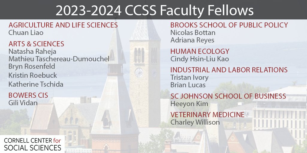 Cornell Center for Social Sciences | Cornell University