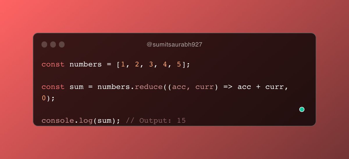 Javascript Explained Reduce Method In Arrays المسلسل من Sumit Javascript React