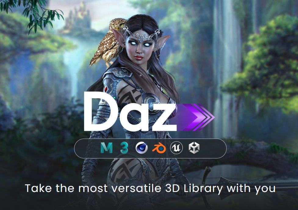 DAZ 3D on Twitter: "Don't let file formats hold you back! Daz Studio empowers creators like you ...